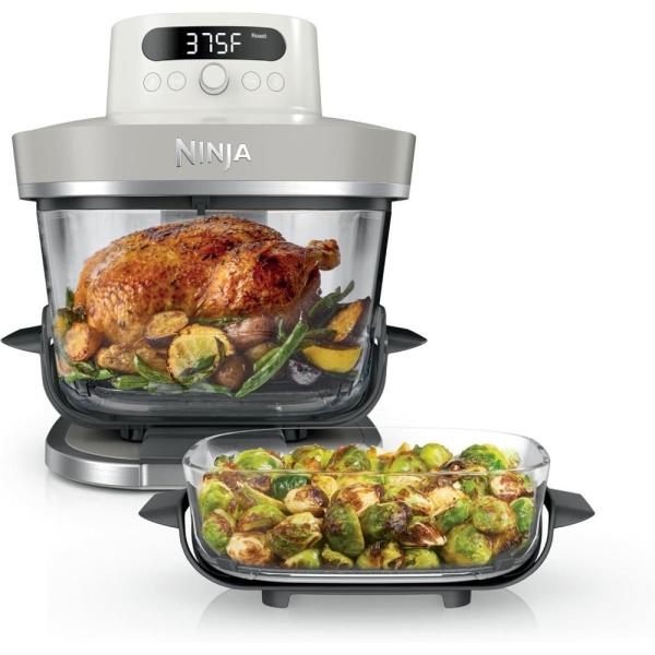 Ninja Crispi Pro 6-in-1 Glass Air Fryer | 6qt & 2.5qt Glass Containers ...