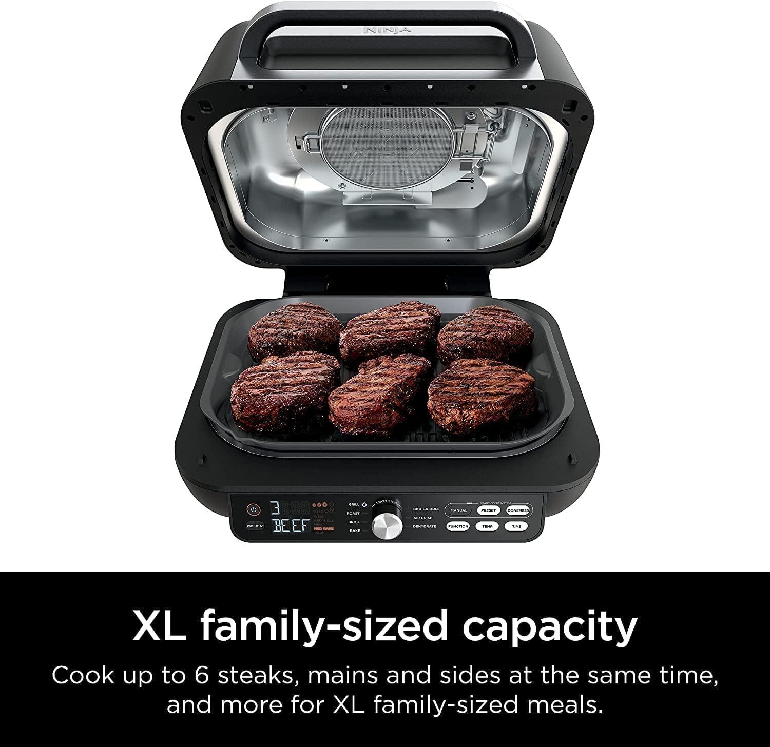 Ninja IG651 QCP Foodi Smart XL Pro 7-in-1 Indoor Grill/Griddle Combo ...