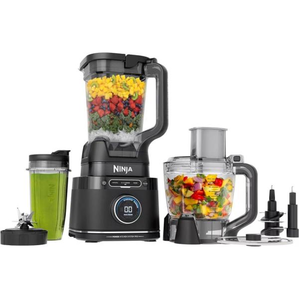 Ninja Kitchen System, All-in-1 Food Processor & Blender, 8-Cup Bowl ...