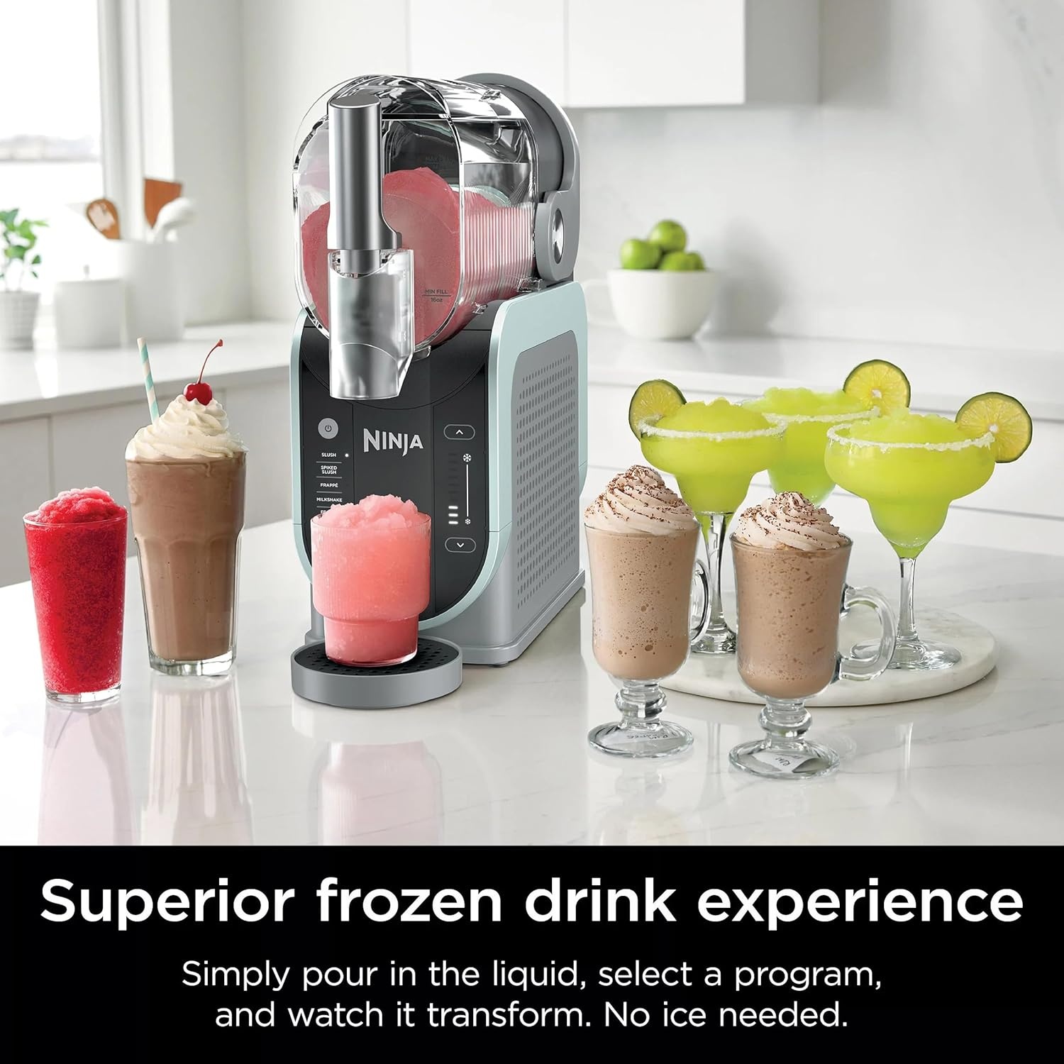 Ninja FS301 SLUSHi 88 oz. Frozen Drink & Slushie Machine (Renewed ...