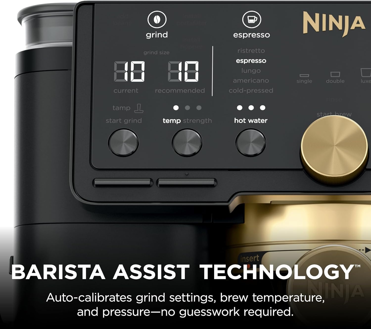 Ninja Luxe™ Café Pro designed by David Beckham, Espresso Machine, Drip ...