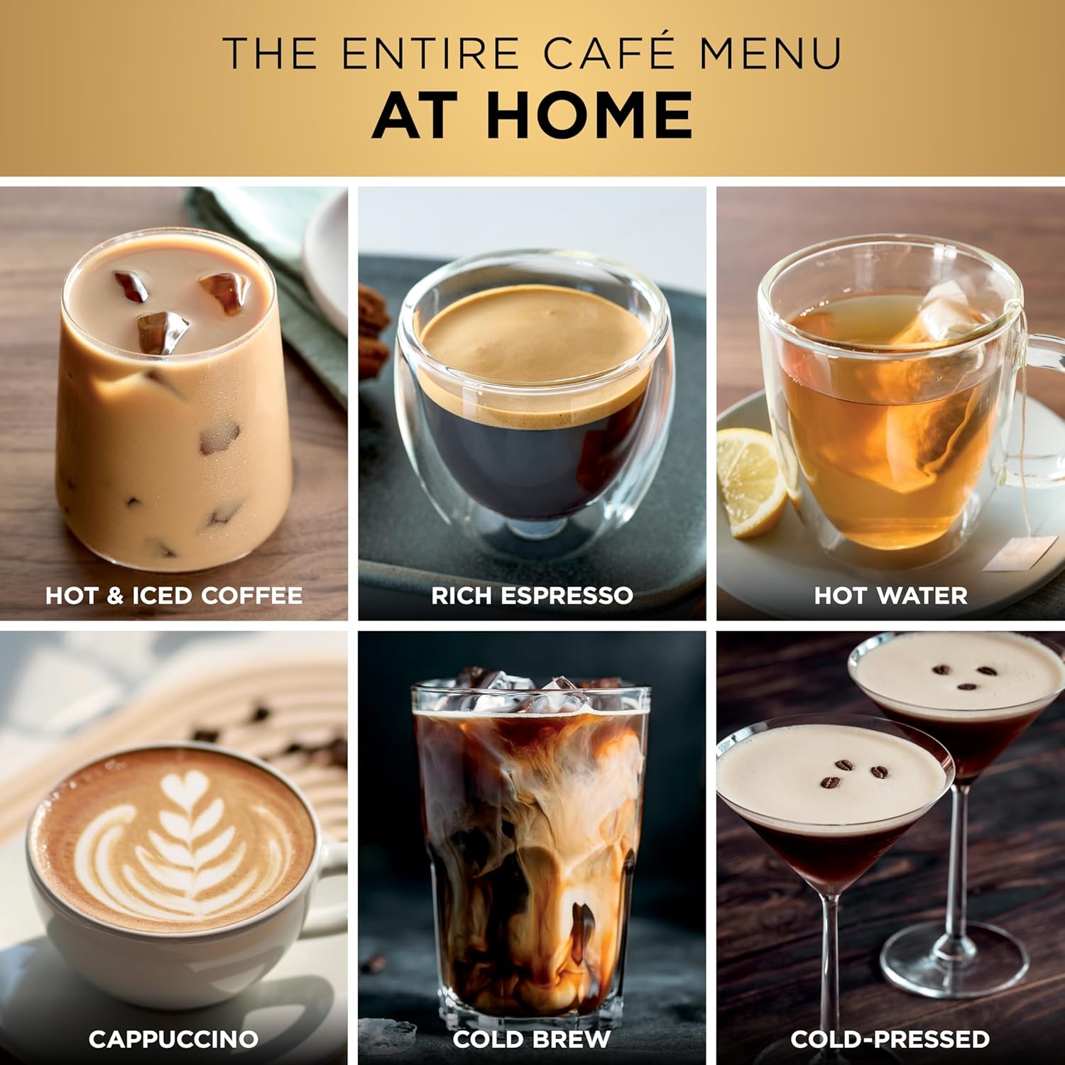 Ninja Luxe™ Café Pro designed by David Beckham, Espresso Machine, Drip ...