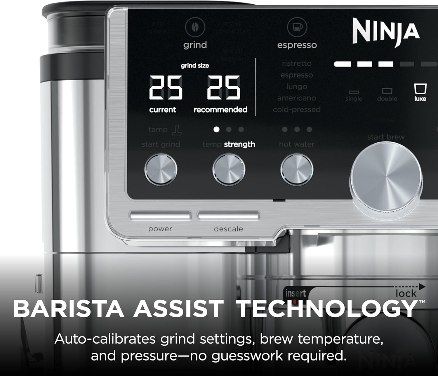 Ninja Luxe™ Café Pro designed by David Beckham, Espresso Machine, Drip ...