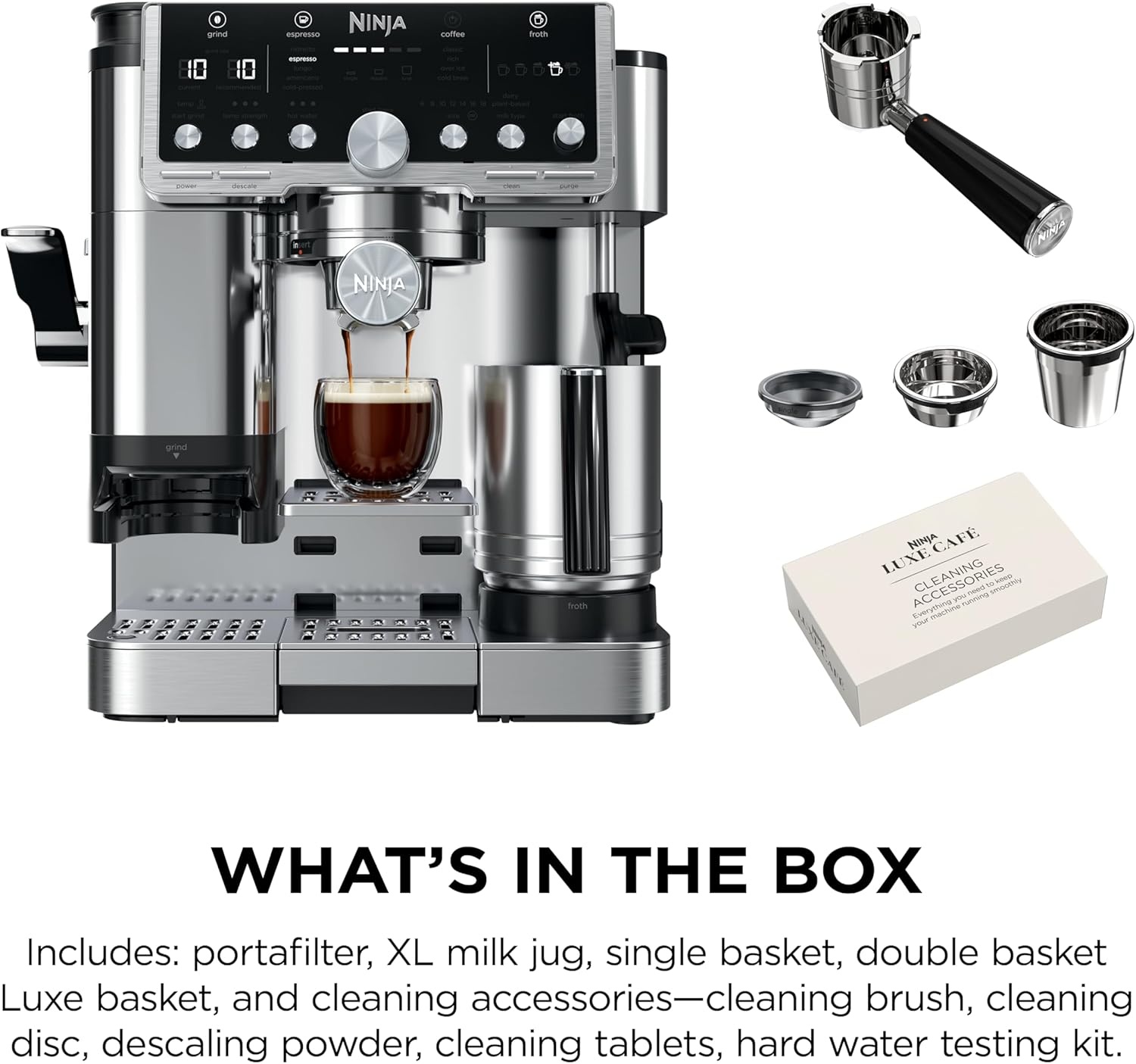 Ninja Luxe™ Café Pro designed by David Beckham, Espresso Machine, Drip ...