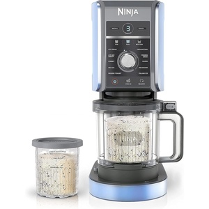 Ninja NC501 CREAMi Deluxe 11-in-1 Ice Cream & Frozen Treat Maker with 2 ...