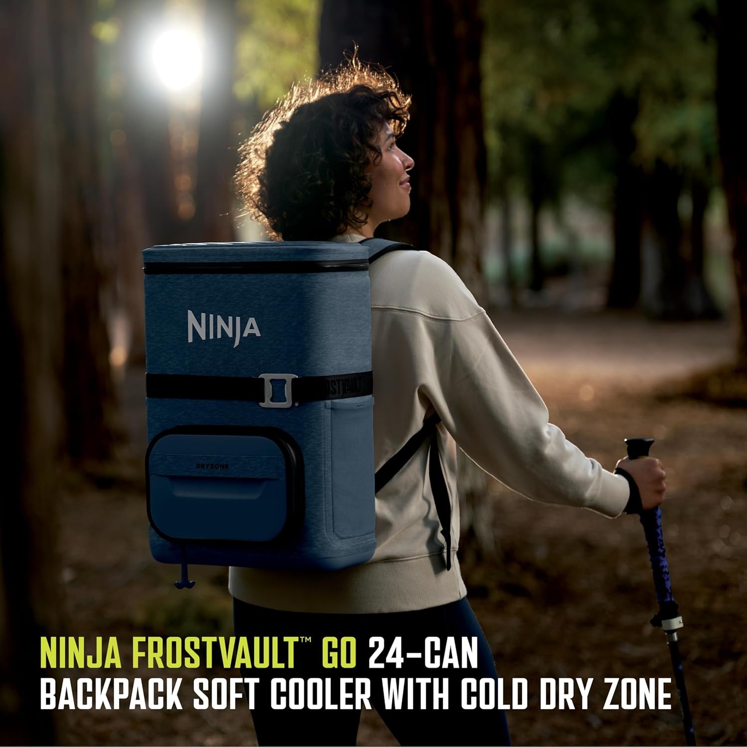 Ninja Backpack Cooler | FrostVault Go 24 Can Soft Cooler | Leakproof ...