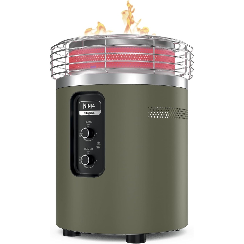 Ninja Fireside360 Outdoor Heater & Fire Pit | 3 Modes: Flame & Heat ...