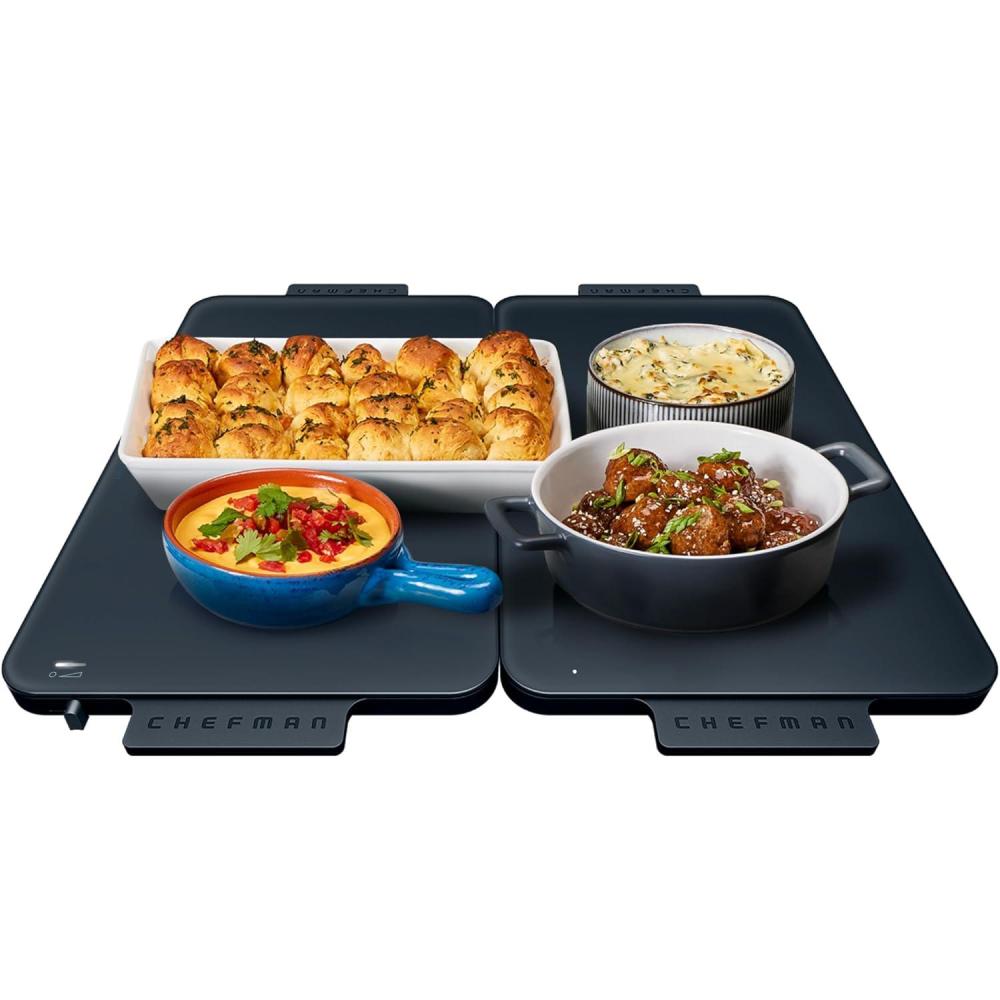 Chefman Everything Warmer Electric Warming Tray, 20” x 16” Modular ...